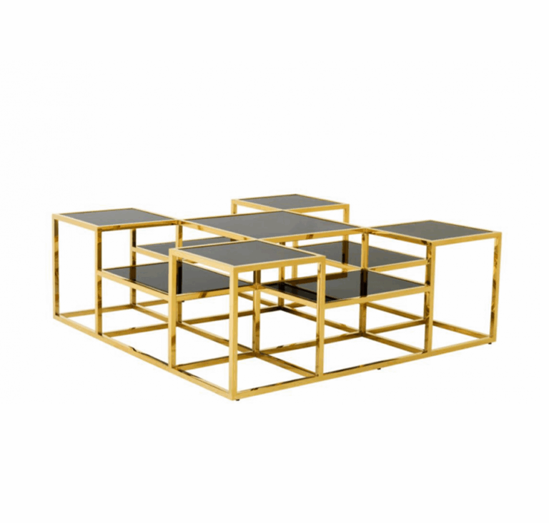 Levanzo Chrome Glass Dining Table 200cm - Avant Garde Furniture