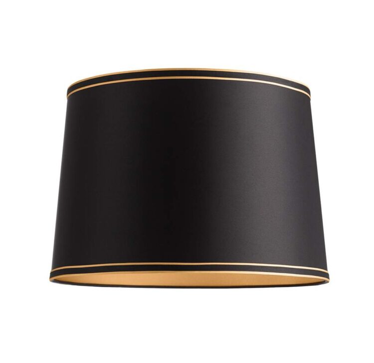 Imperial Brown Satin Gold Lamp Shade - Avant Garde Furniture