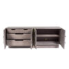 Amherst Natural Oak Pewter Buffet - Avant Garde Furniture