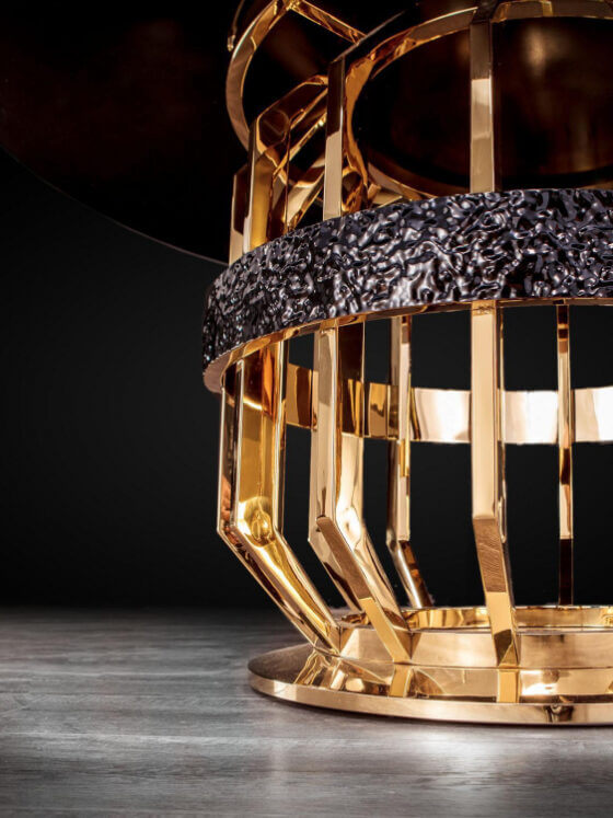 Aventor Marble Brass Dining Table 250cm - Avant Garde Furniture