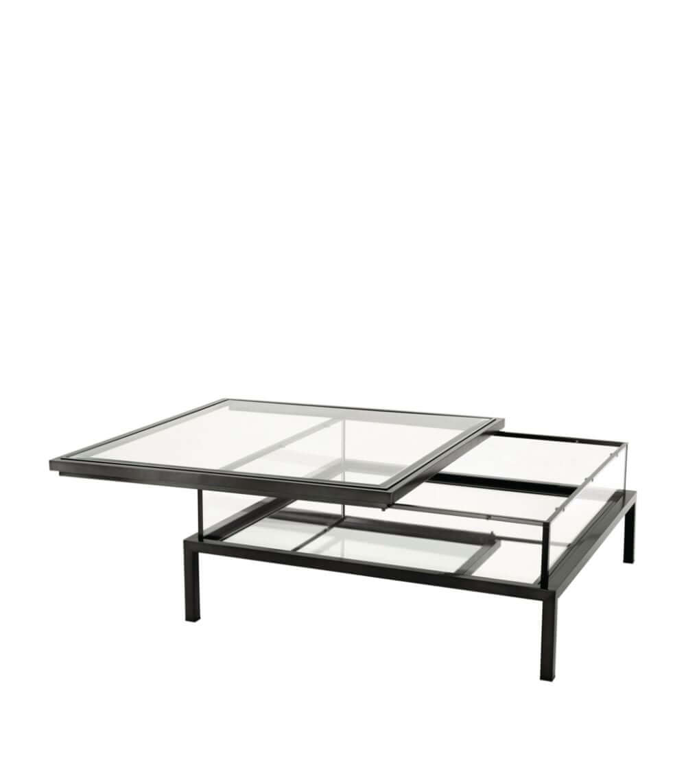 Halston Bronze Glass Display Coffee Table - Avant Garde Furniture