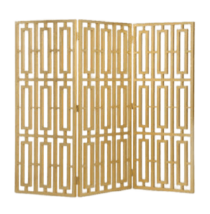 Argenta Antique Gold Screen Divider - Avant Garde Furniture