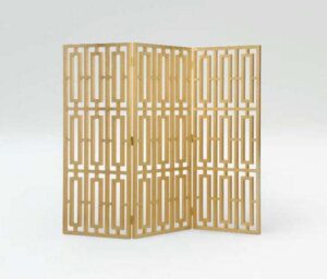 Argenta Antique Gold Screen Divider - Avant Garde Furniture