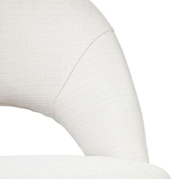 Austin Natural Linen Kitchen Stool - Avant Garde Furniture