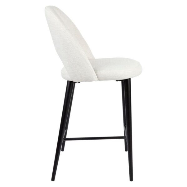 Austin Natural Linen Kitchen Stool - Avant Garde Furniture