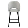 Austin Natural Linen Kitchen Stool - Avant Garde Furniture