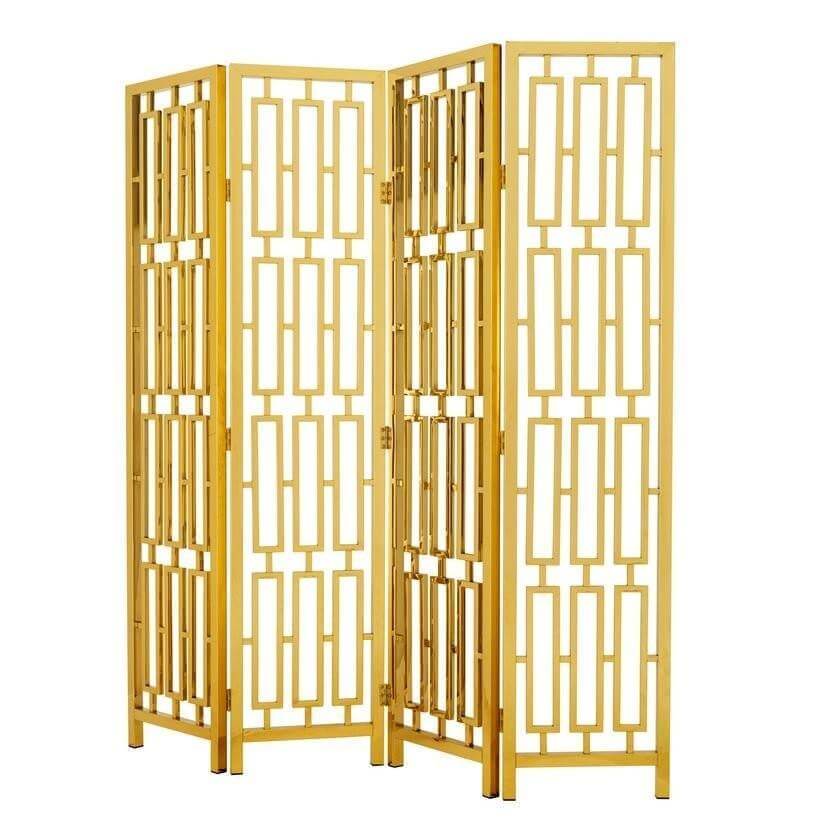 Imperial Black Geometric Dressing Screen – Avant Garde Furniture