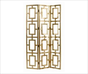 Imperial Gold Dressing Screen - Avant Garde Furniture