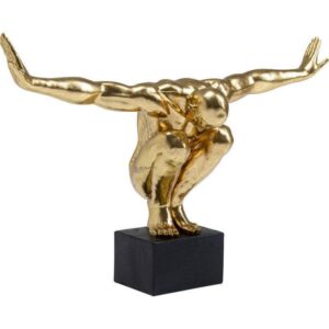 Le Object Male Athlete Large Gold Sculpture 100cm - Avant Garde Furniture