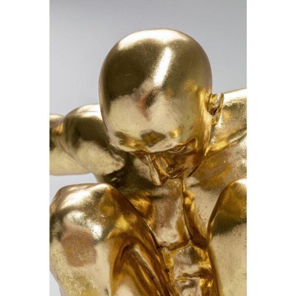 Le Object Male Athlete Large Gold Sculpture 100cm - Avant Garde Furniture
