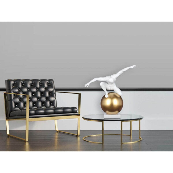 Regency Black Small Column - Avant Garde Furniture
