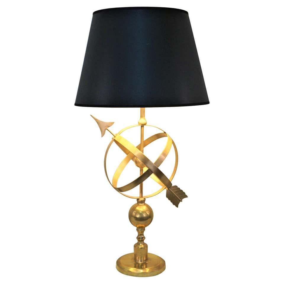 Regency Brass Armillary Sphere Table Lamp 90cm - Avant Garde Furniture