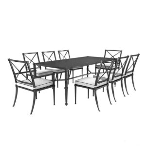 Regency Black Dining Table Set 183cm - Avant Garde Furniture