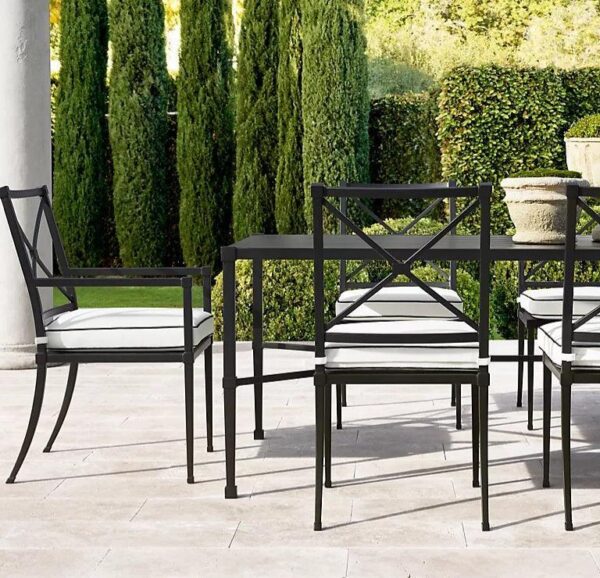 Regency Black Dining Table Set 183cm - Avant Garde Furniture