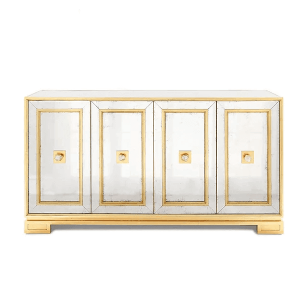 Richard Antique Gold Mirror Buffet - Avant Garde Furniture