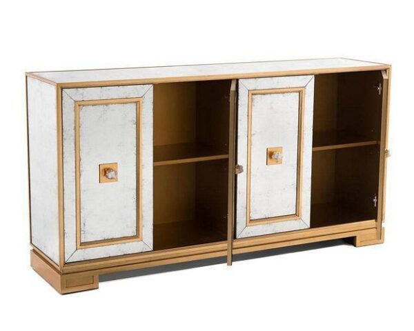 Richard Antique Gold Mirror Buffet - Avant Garde Furniture