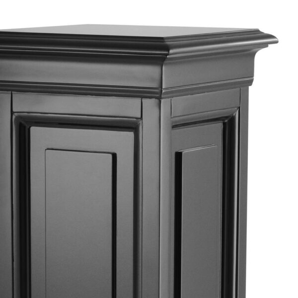 Regency Black Medium Column - Avant Garde Furniture