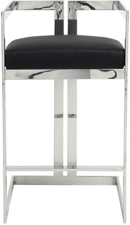 Vogue Black Velvet Chrome Counter Stool – Avant Garde Furniture