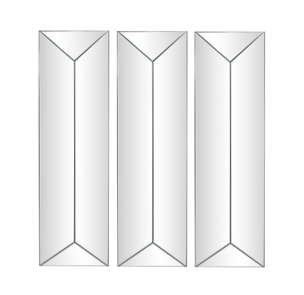 Pyramid Geometric Rectangle Mirror Set - Avant Garde Furniture